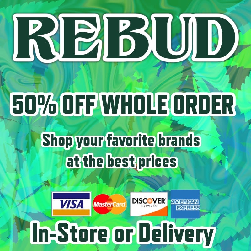 Rebud Info, Menu & Deals - Weed delivery Cerritos, California