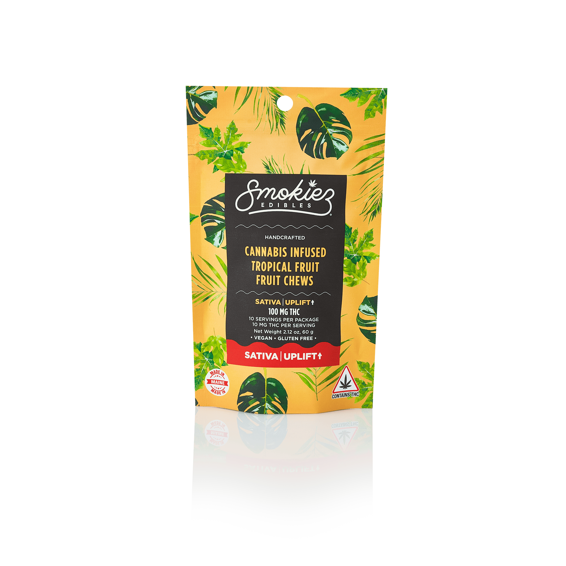 Smokiez Edibles Smokiez SATIVA Tropical Fruit Chews - 100mg - ME | Weedmaps