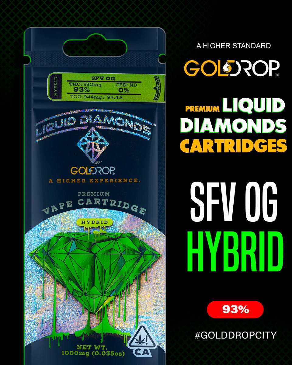 SFV OG Liquid Diamonds® Cartridge - 1 Gram - Medical Mari...