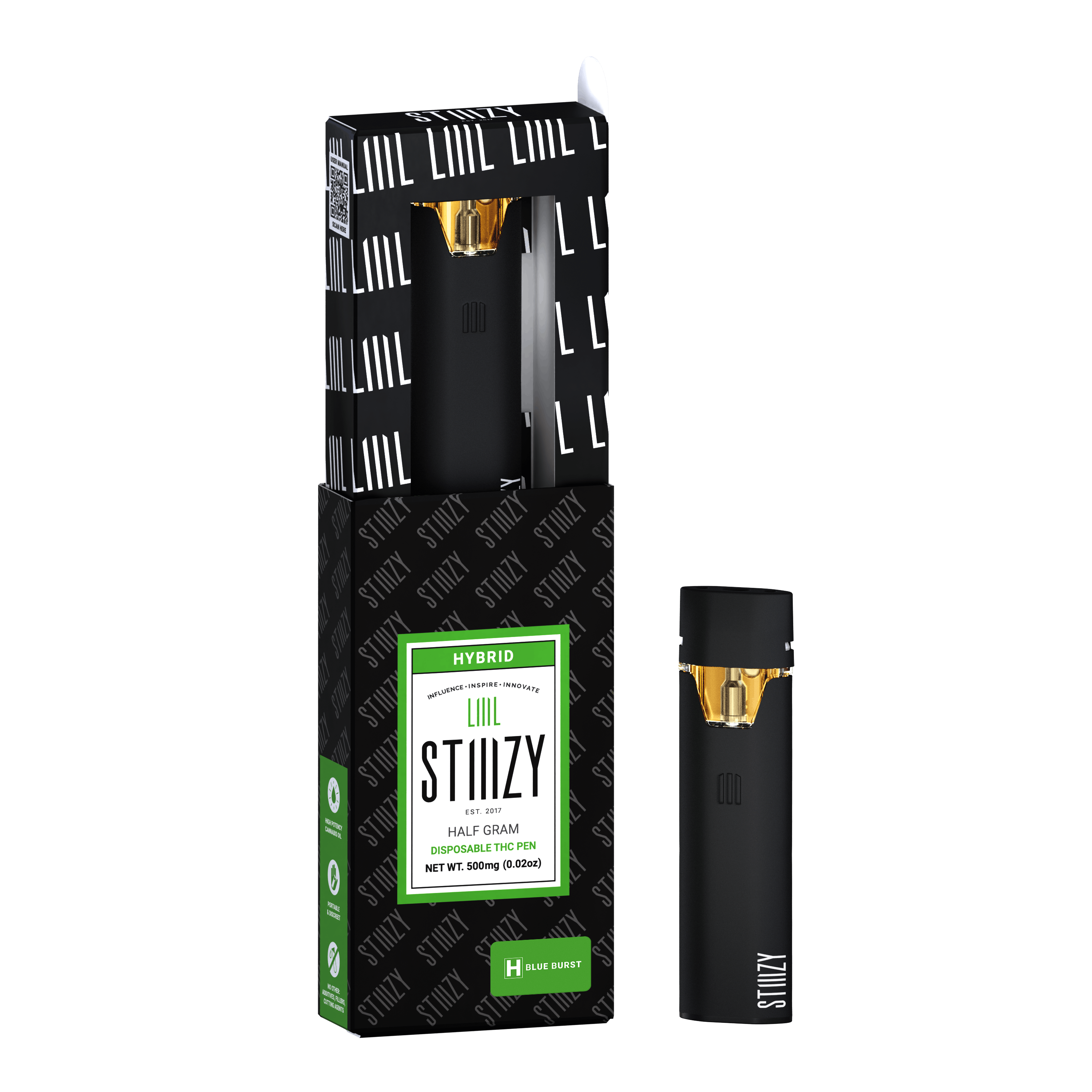 STIIIZY | Blue Burst | LIIIL .5G AIO - Cannadreams | New ...