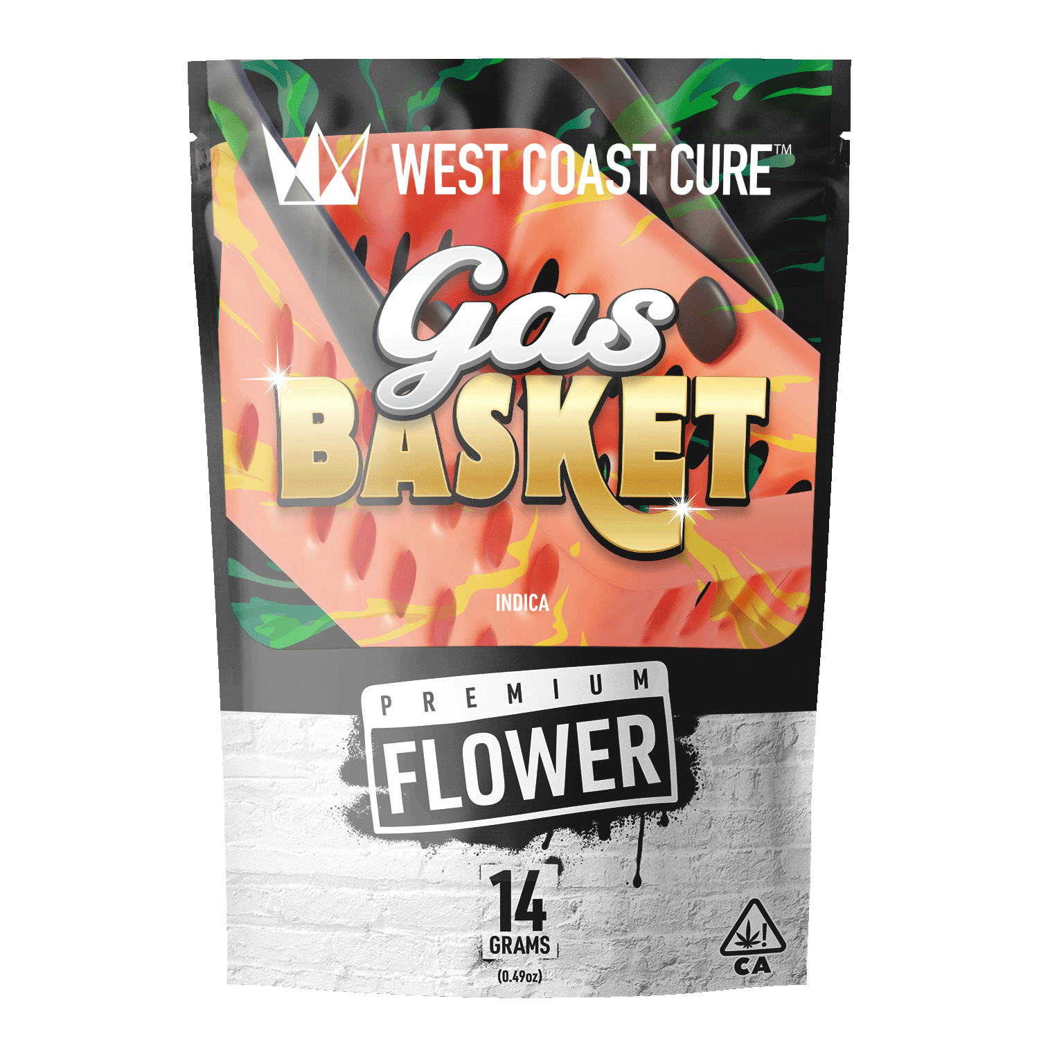 West Coast Cure Gas Basket Half Ounce Flower Strain (indica), 14g