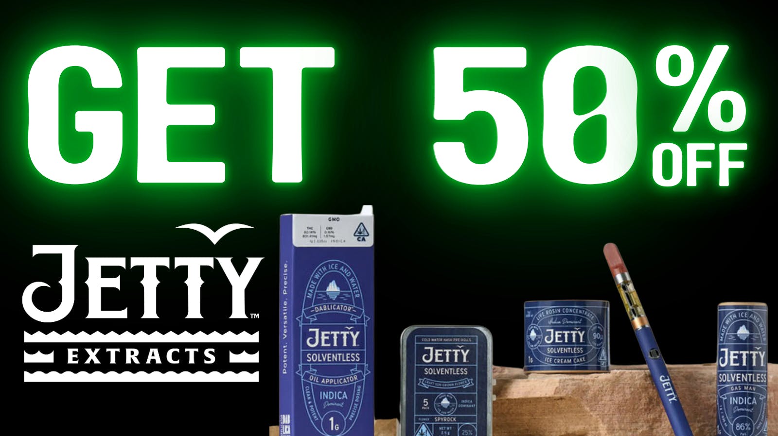 Jetty 50% Off!! at ATRIUM | Weedmaps