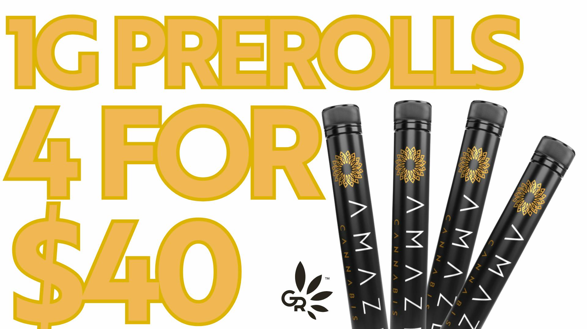4 for $40 AMAZE 1g Pre-rolls at Green Releaf Dispensary - Lee's Summit ...