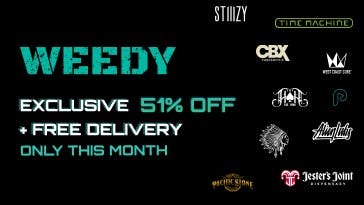 51%OFF+FREE DELIVERY at Weedy | Weedmaps