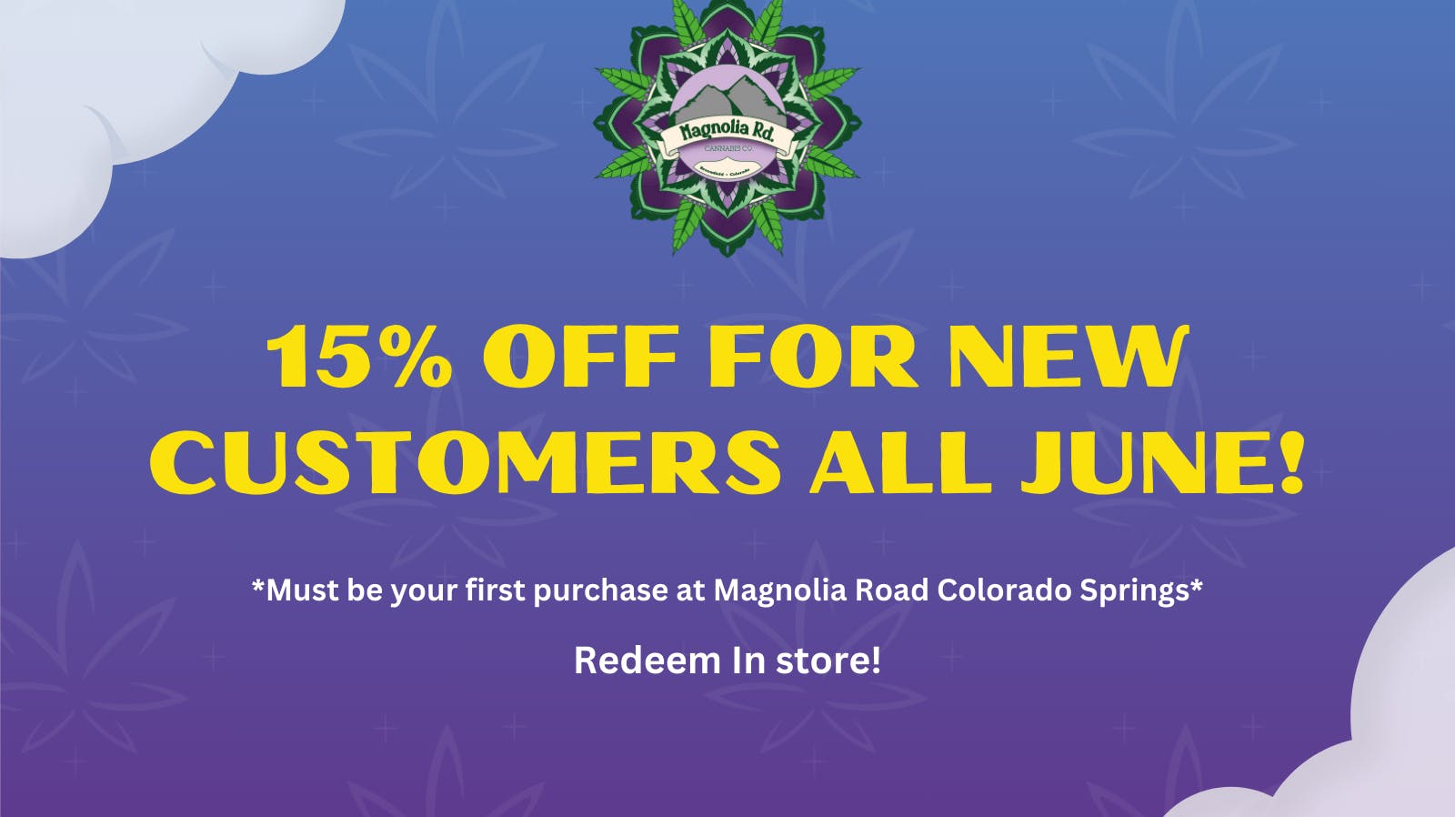 15% Off For First Time Customers at Magnolia Road Cannabis Co ...