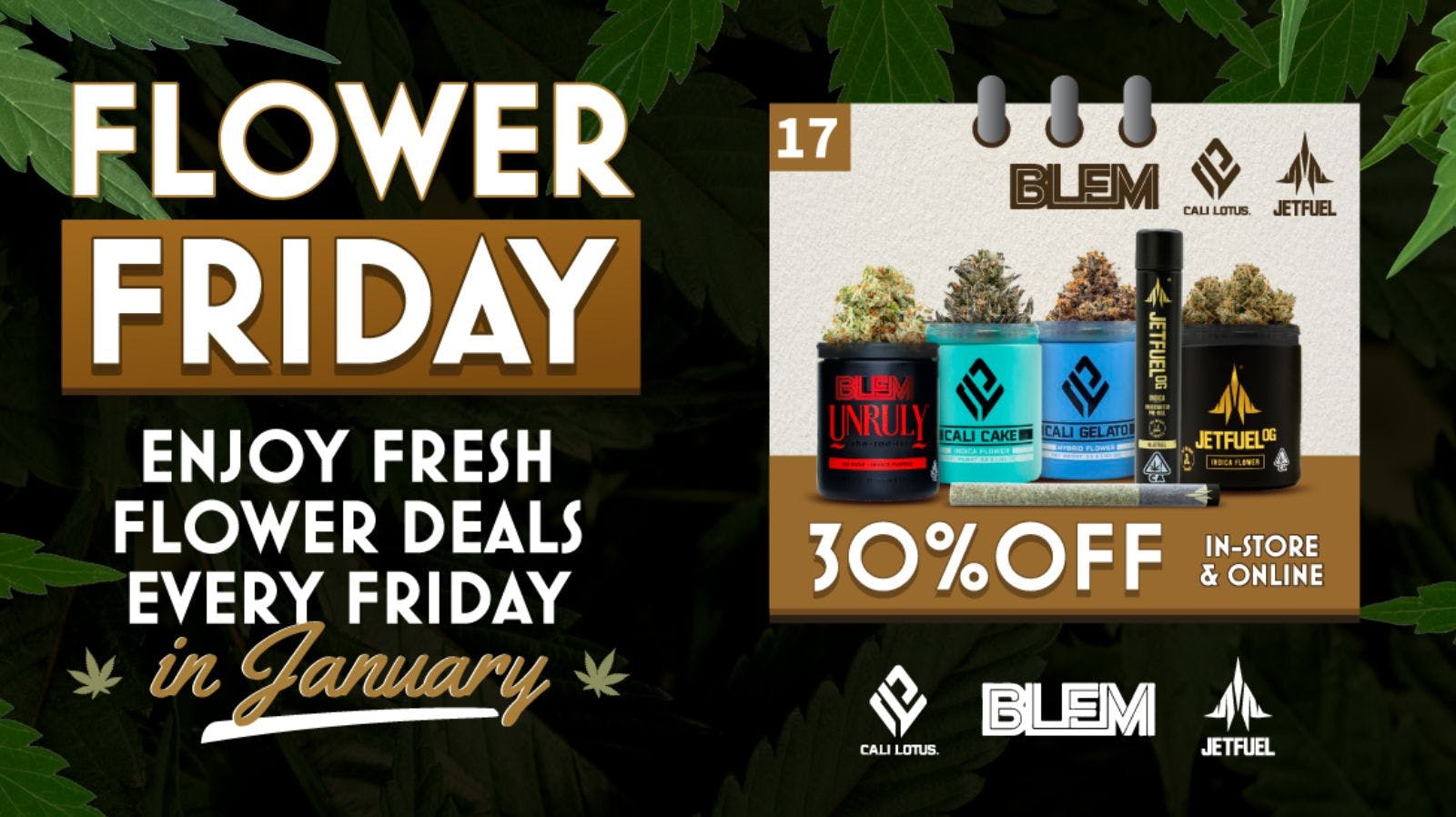 30% Off Blem & Cali Lotus at March and Ash Delivery - Encinitas | Weedmaps