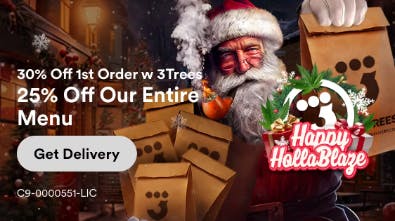 25% Off Entire Menu at Three Trees - Mountain View | Weedmaps