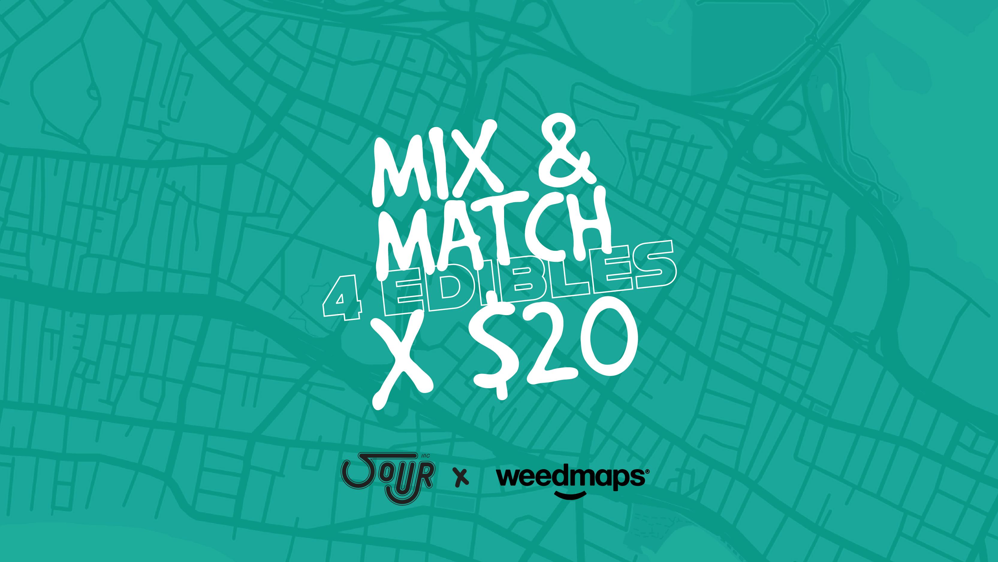 4 x $20 at SOUR INC | Weedmaps
