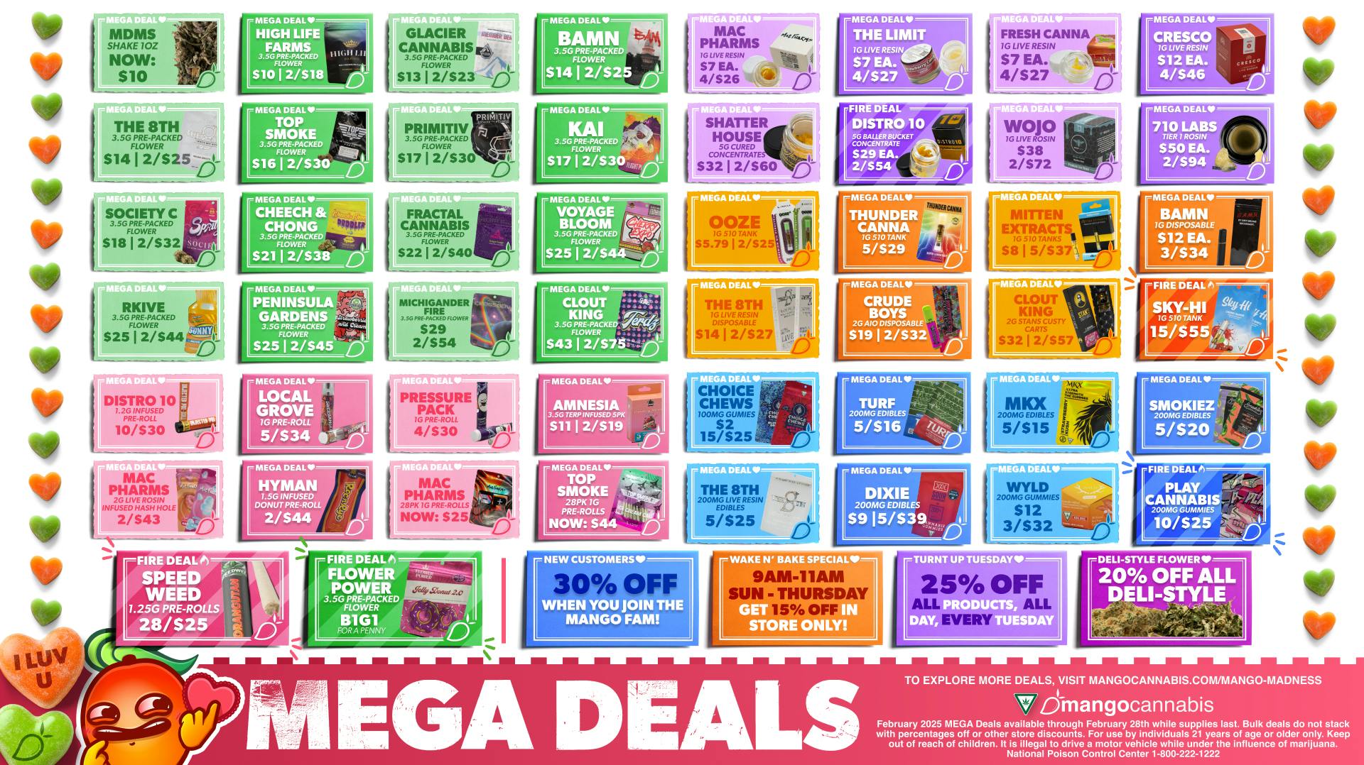February MEGA DEALS ️ at Mango Cannabis - Lansing : Now Open! | Weedmaps