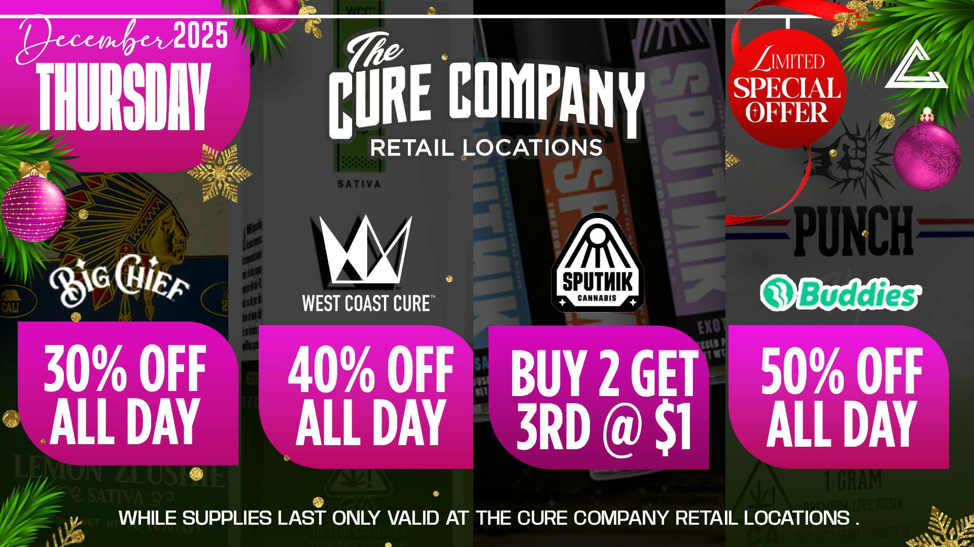 🎁 Huge Thursday Hook-Ups! Don’t Miss Out!🎁 at The Cure Company ...