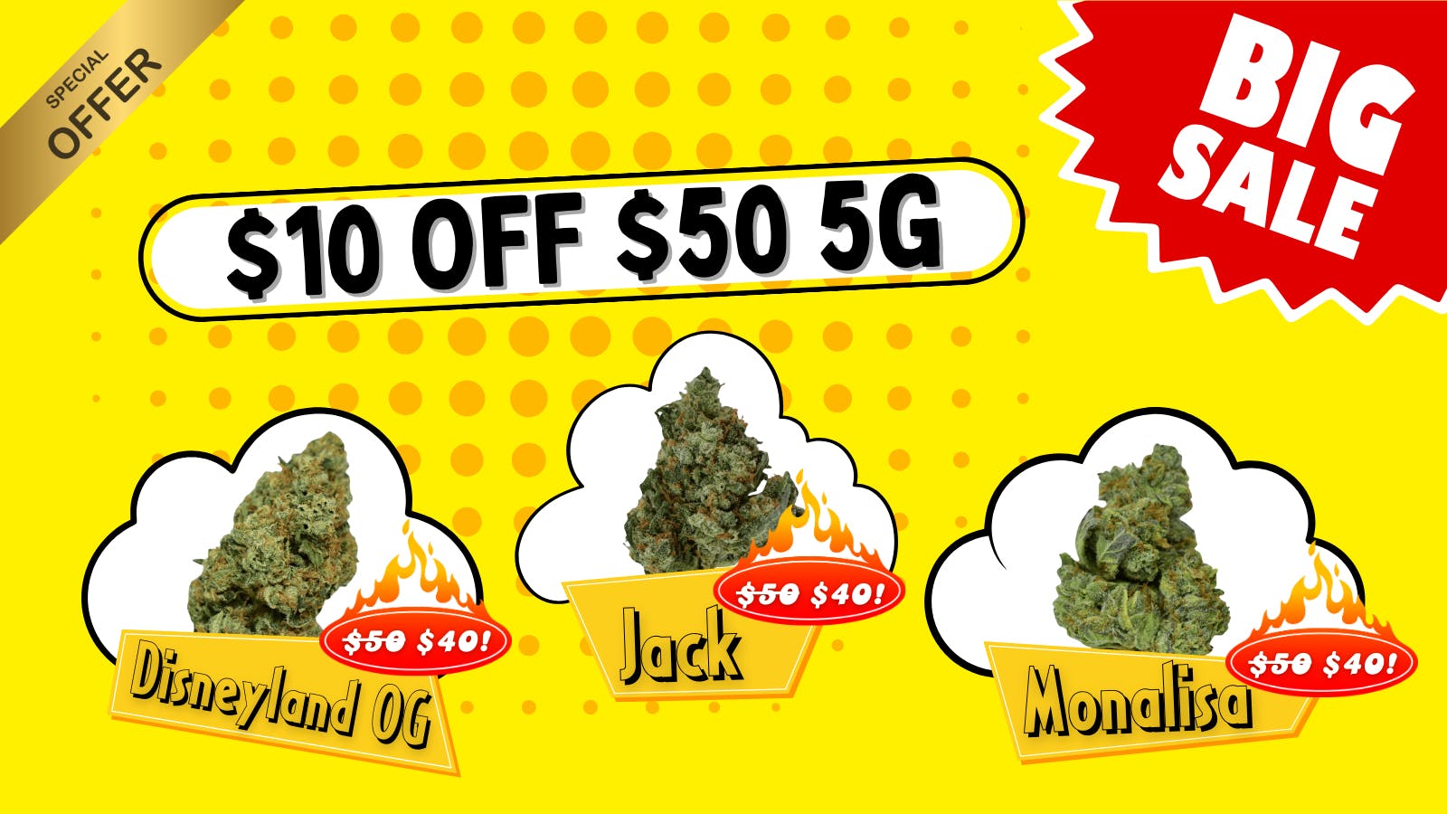 $10 OFF ALL 5g House Flower @ $50! at The Gas Station - Delivery ...
