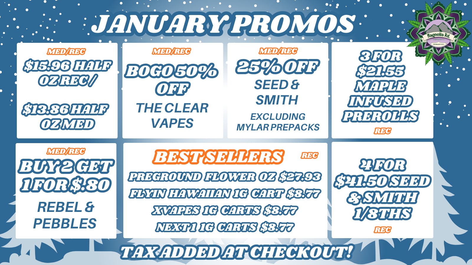 New Year, New Deals! at Magnolia Road Cannabis Co. - Colorado Springs ...