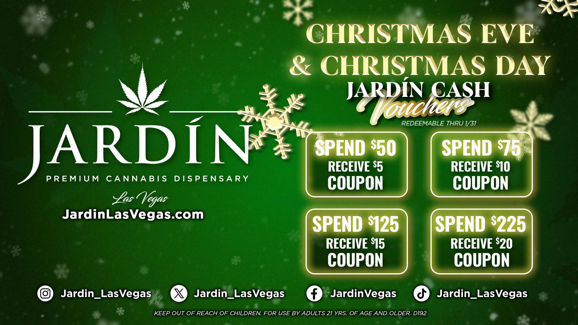 EARN JARDÍN CASH BACK VOUCHERS at Jardin Premium Cannabis Delivery (No ...