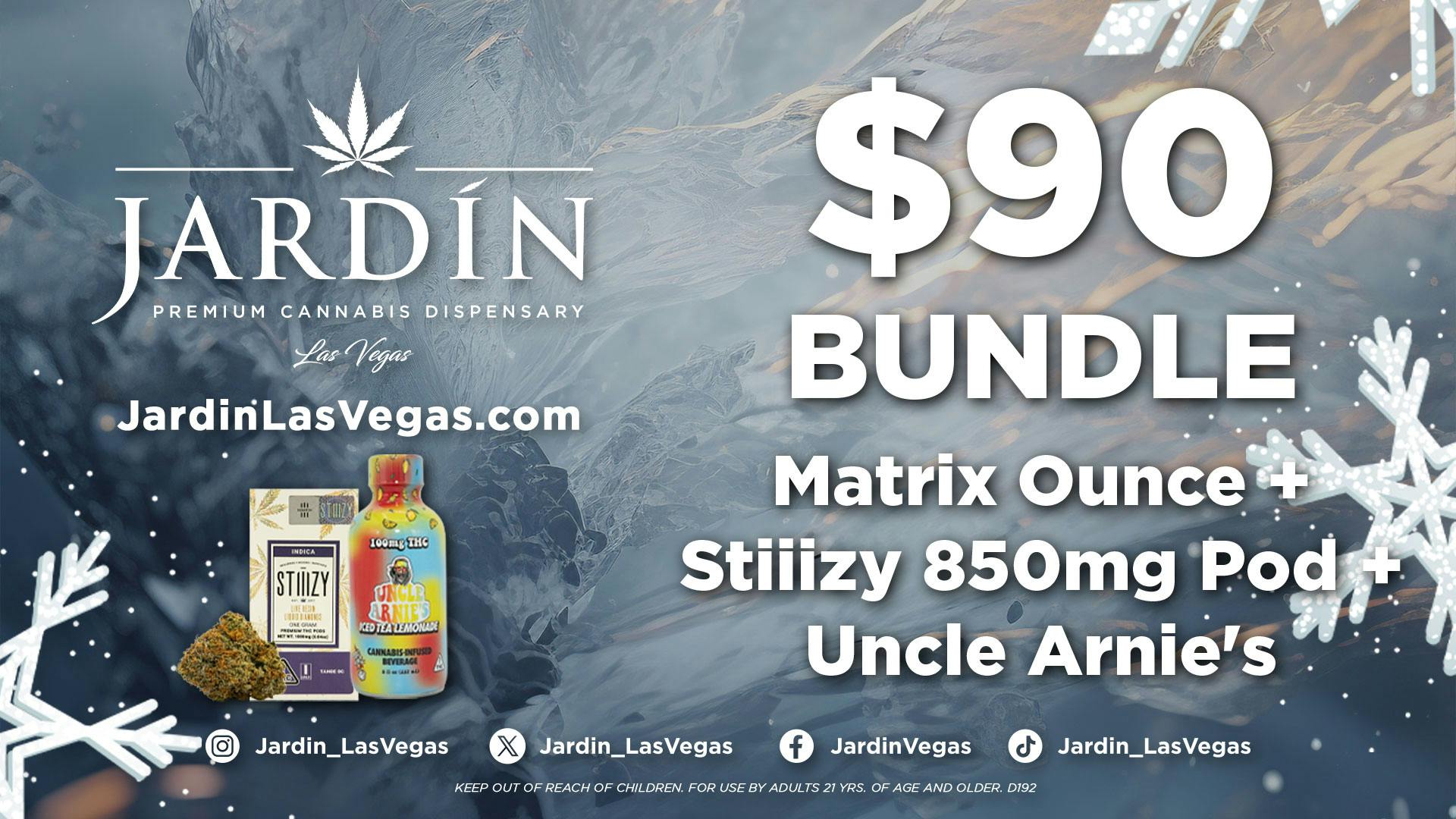 $90 Bundle: Matrix Ounce + Stiiizy Pod + Edible at Jardín Premium ...