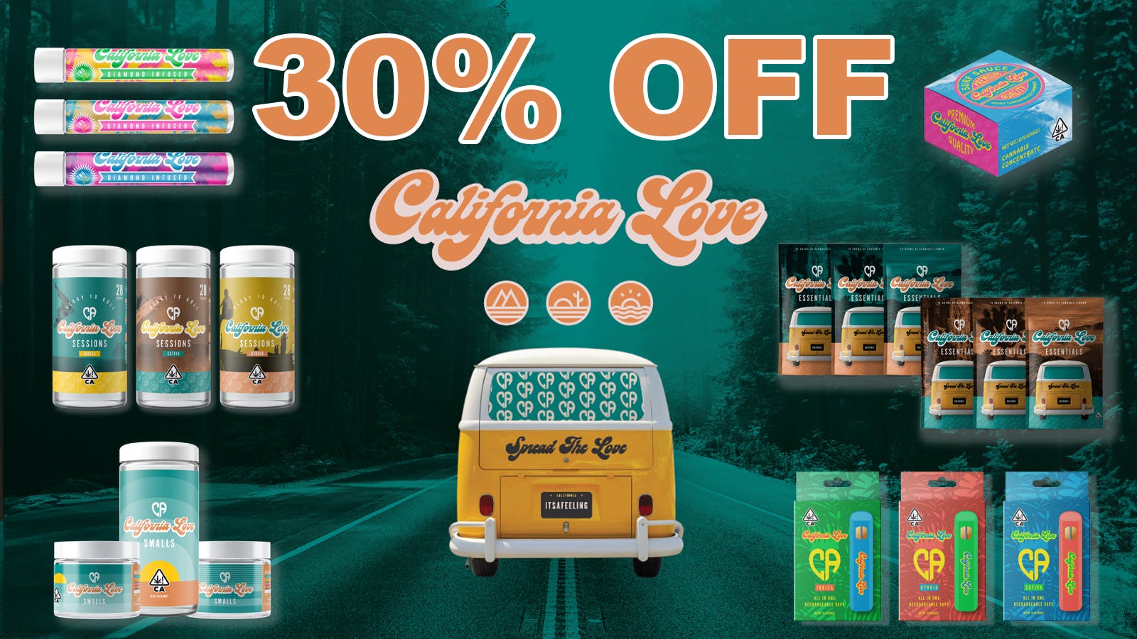 30% OFF California Love! at The Source - 5 Cities | Weedmaps