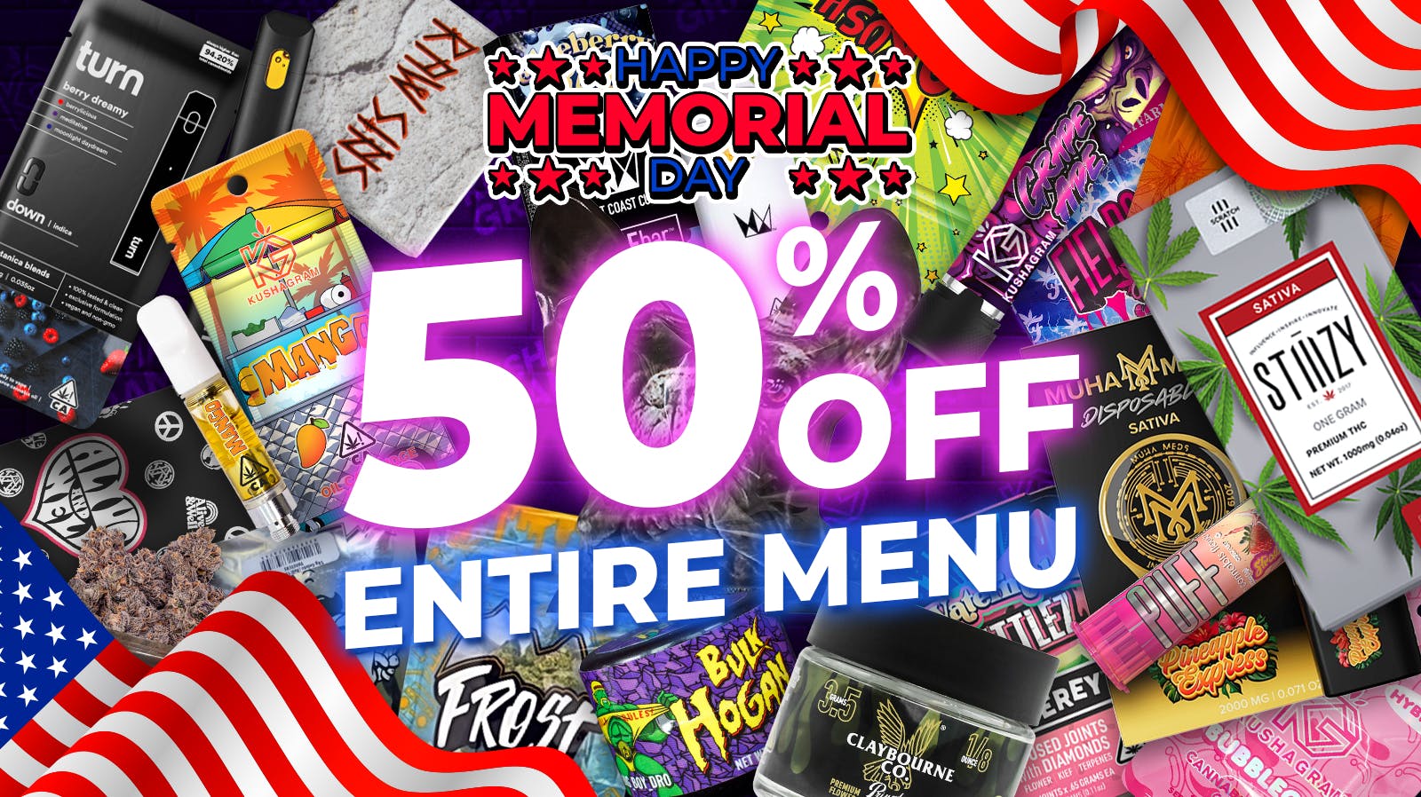 50% Off Holiday Deal!! at KUSHAGRAM - Anaheim | Weedmaps