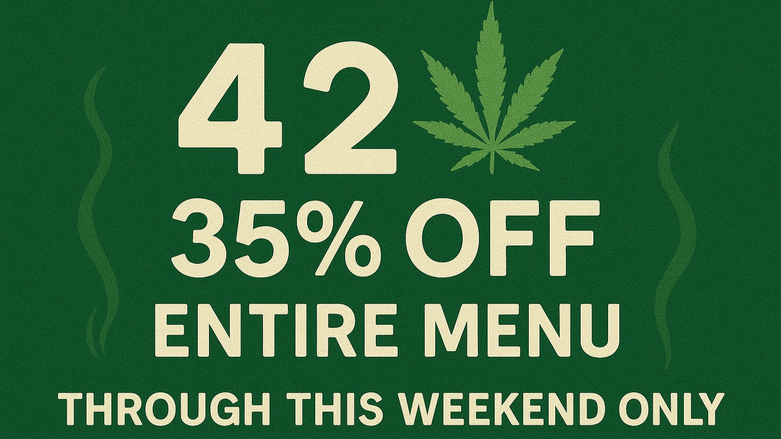 35% OFF SITE WIDE THROUGH 4/20/25 at Bay Care Delivery | Weedmaps