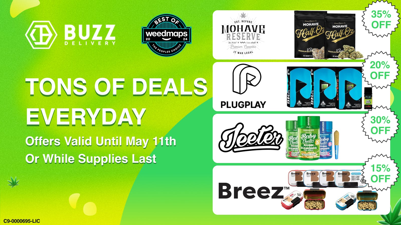 Valid Until May 11th - Limited Time Deals at Buzz Delivery - Danville ...