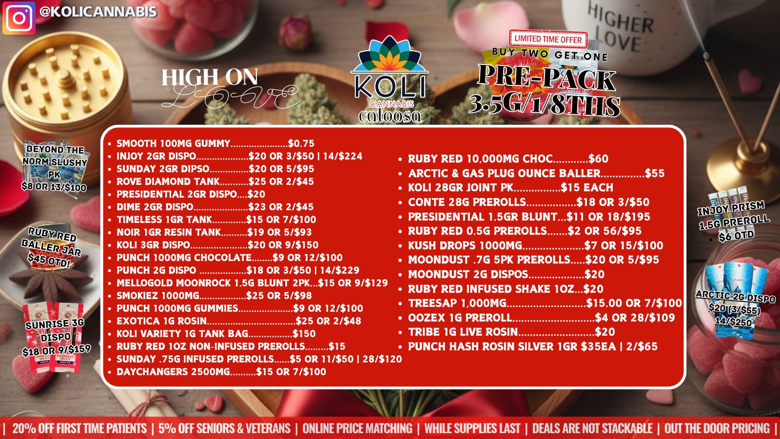 Fall In Love With Koli this Valentine's Day! at Koli Cannabis -Catoosa ...