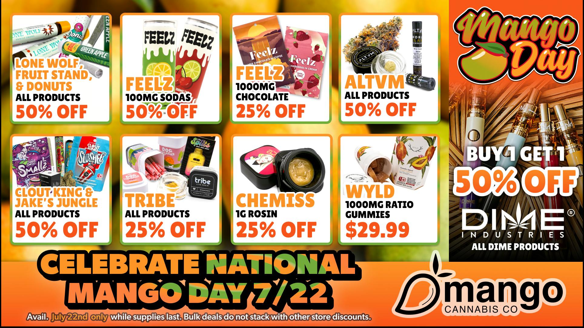 MANGO DAY MEGA Deals at Mango Cannabis - OKC May Ave. | Weedmaps