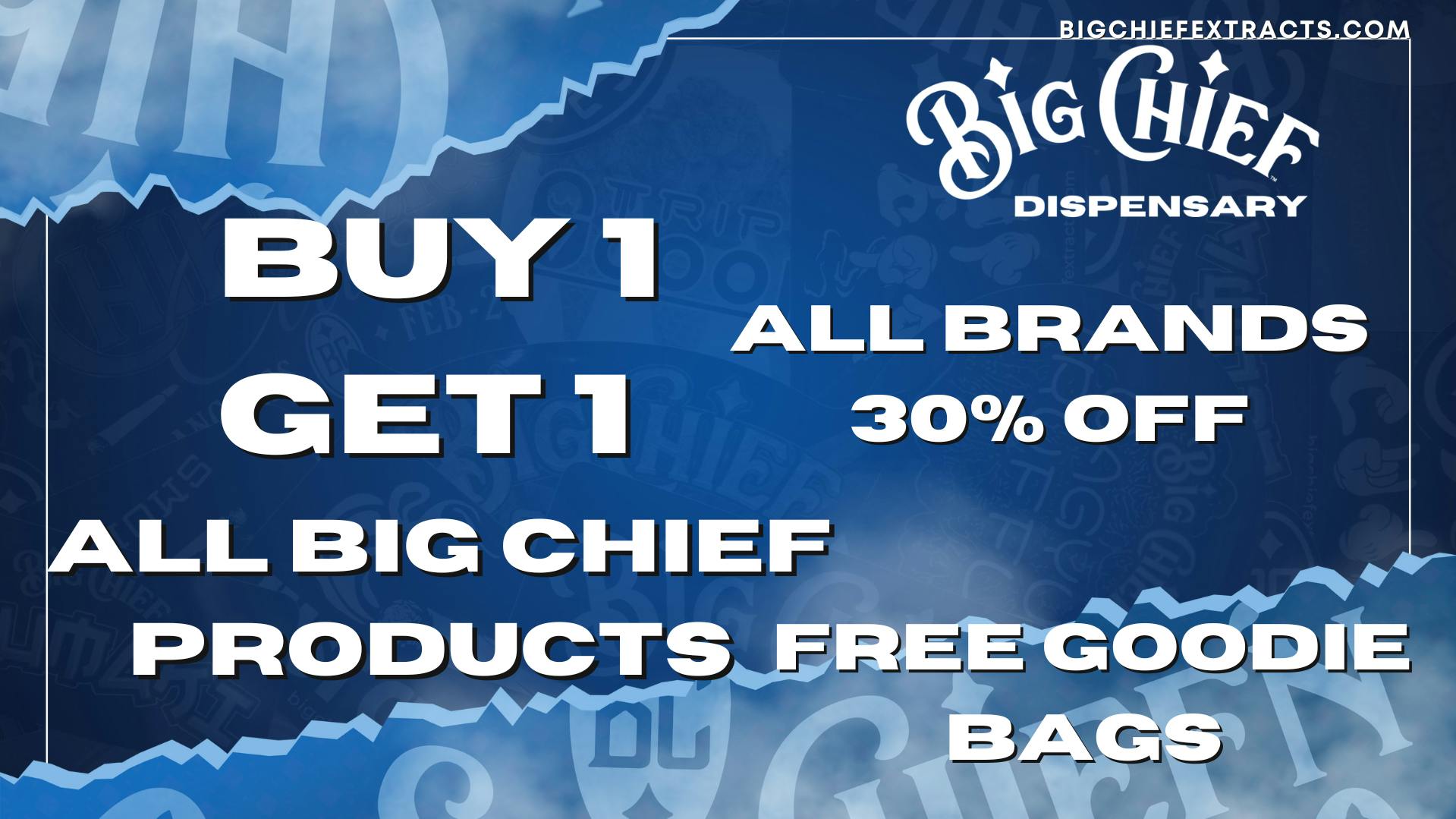 B1g1 Big Chief products & 30% off all brands at Big Chief Cannabis ...