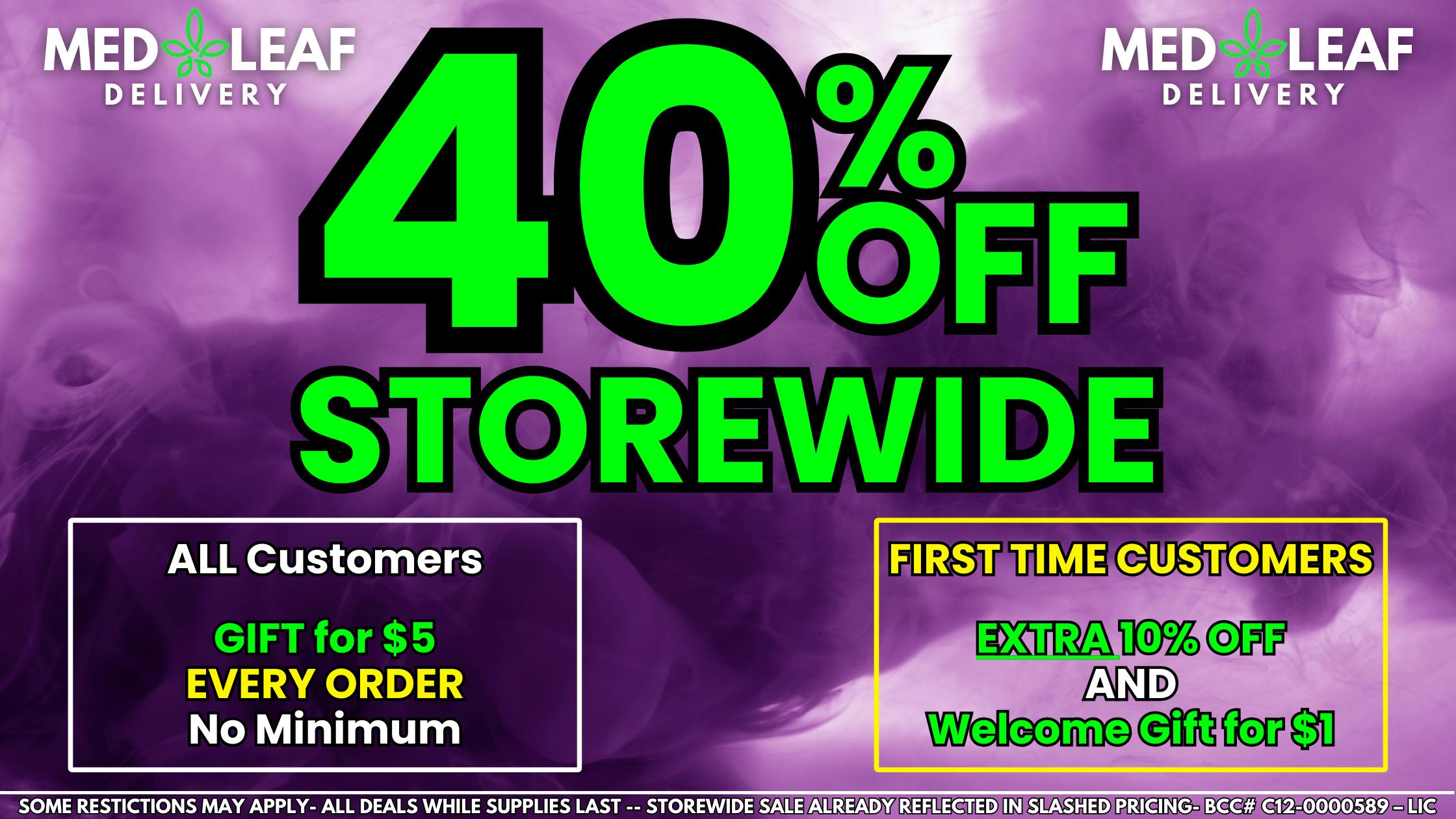 40% OFF Storewide + Extra 10% OFF First Time Order at MedLeaf Delivery ...