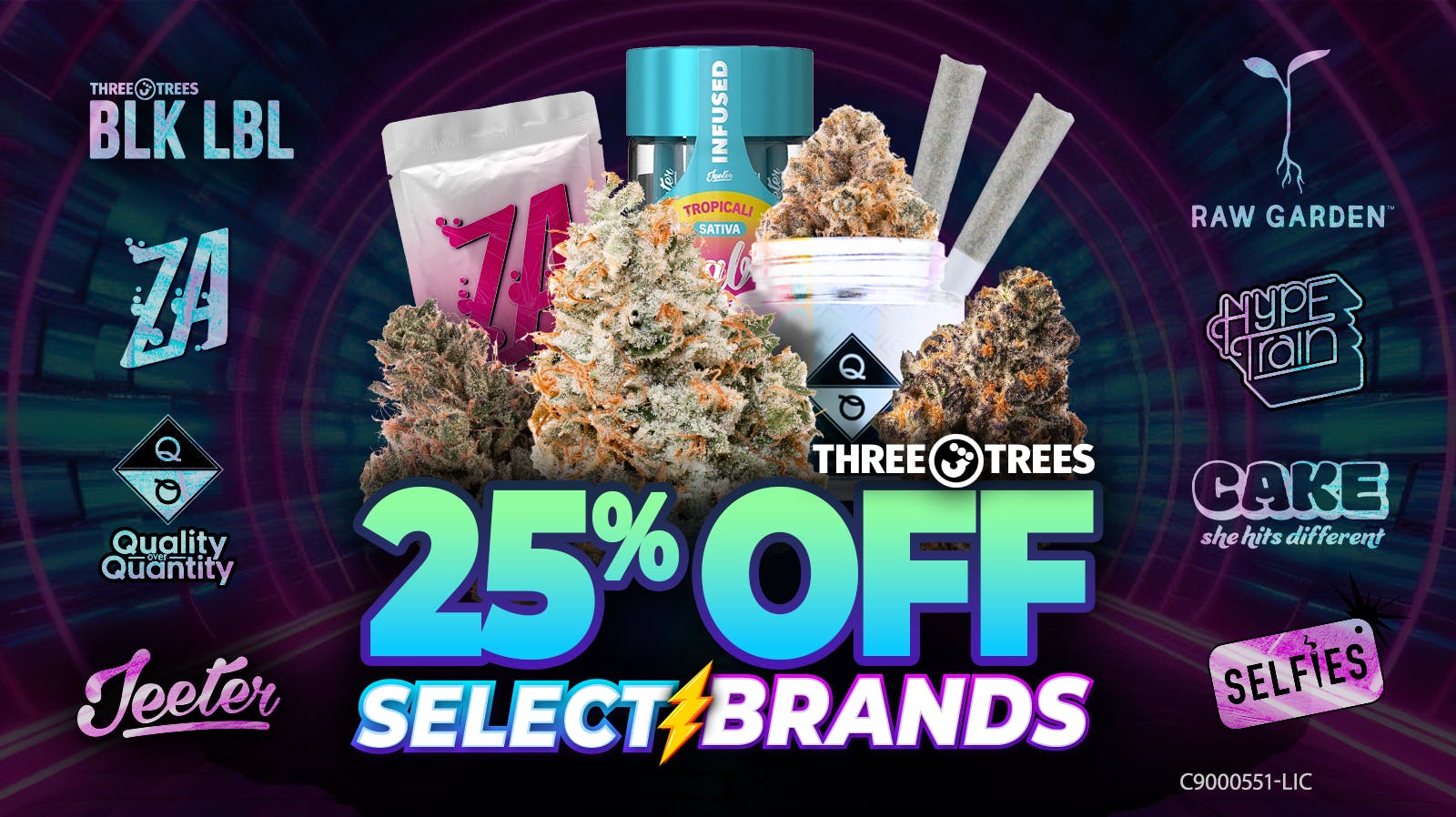 25% Off Select Brands at Three Trees - Manteca | Weedmaps