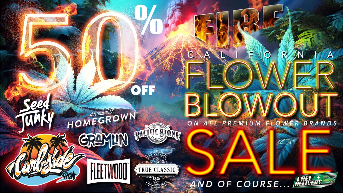 50%OFF ALL PREMIUM FLOWER PRODUCTS- LIMITED TIME at Curbside PCH | Weedmaps