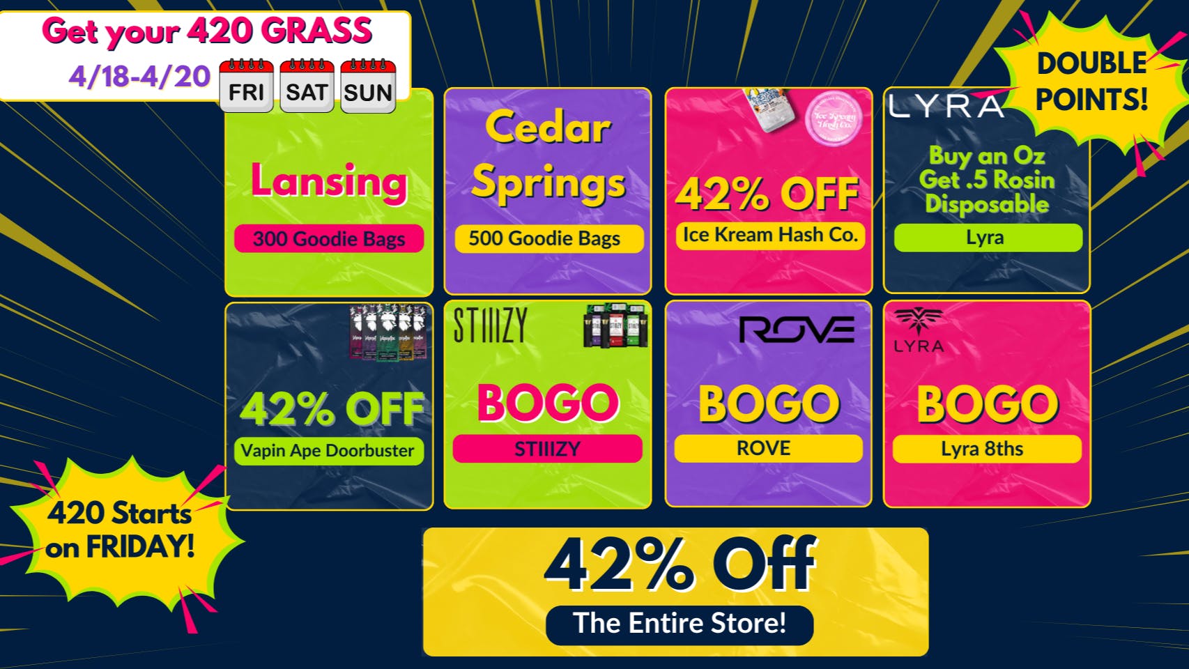 42% Off All 4/20 Weekend at Lake Life Farms - Cedar Springs (Rec ...