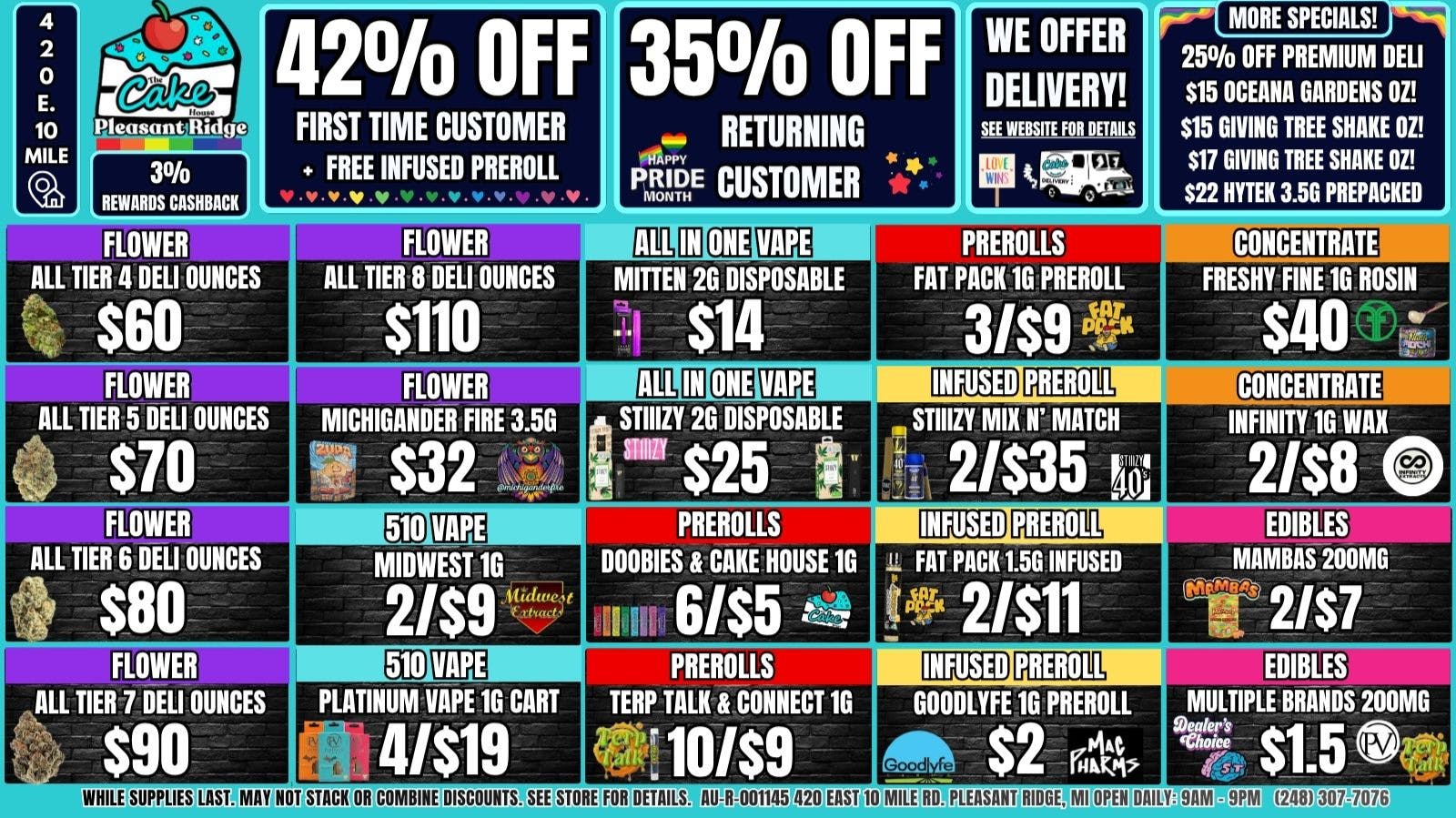 35% OFF STOREWIDE! 42% OFF 1ST TIME + FREE INFUSED at The Cake House ...
