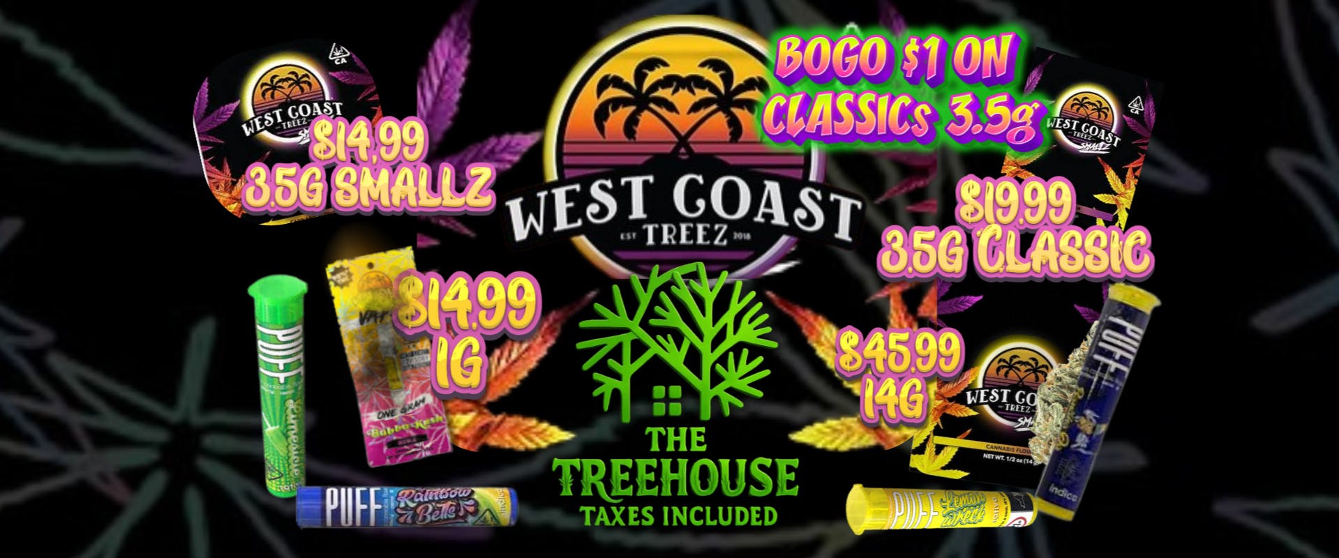 FLOWER SPECIAL at The Treehouse Dispensary & Delivery | Weedmaps