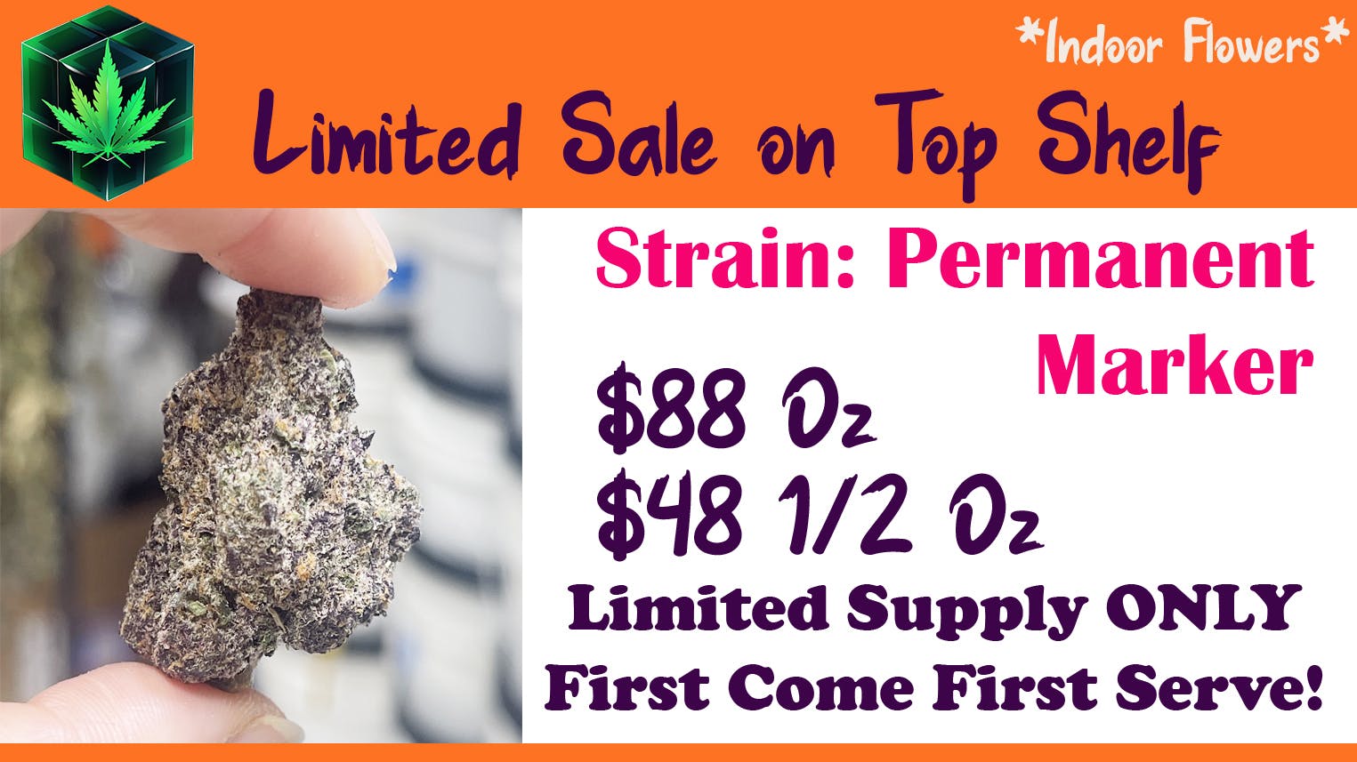10 Joints for $10 * Premium Flower for $88 oz at Y&Z Grow - Delivery ...