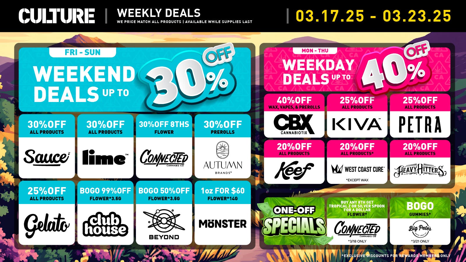 St. Paddy's Day Deals All Week! at Culture Cannabis Club Marijuana and ...