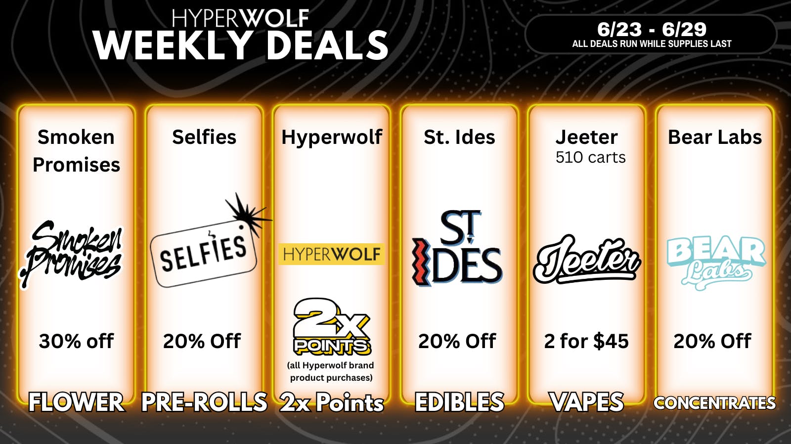 Up to 30% Off + 2x Points—Your Summer Plug is Here at Hyperwolf - Chino | Weedmaps