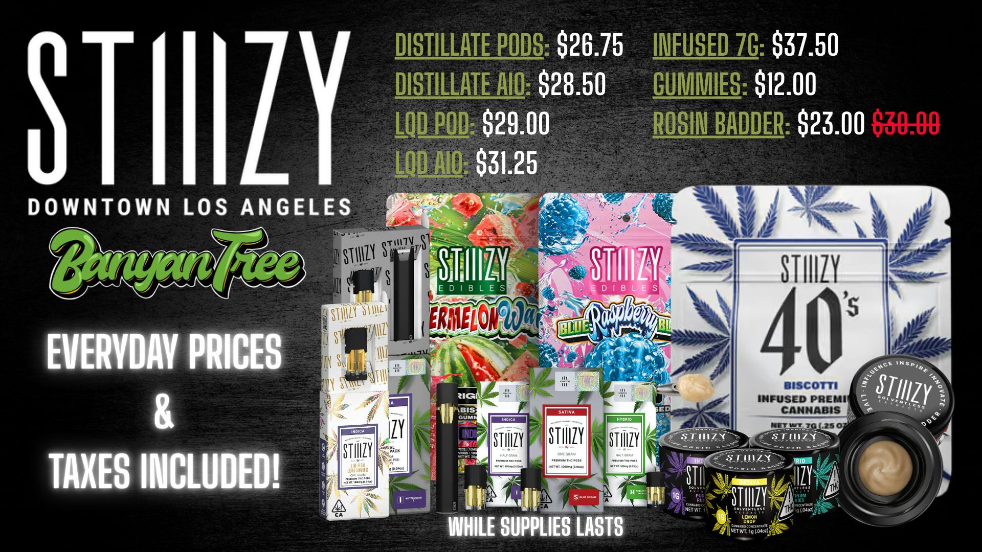 STIIIZY Restock 🚨🚨 at Banyan Tree Fresno | Weedmaps