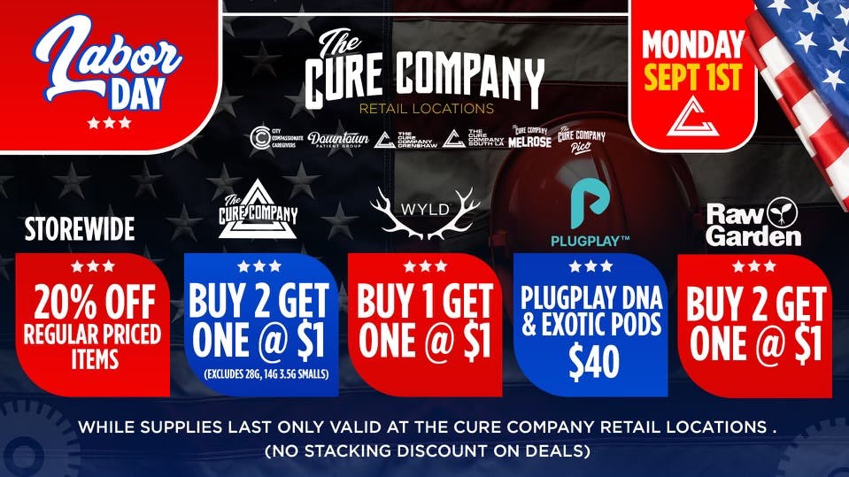 🔥This Monday: Massive Labor Day Savings !🔥 at The Cure Company ...