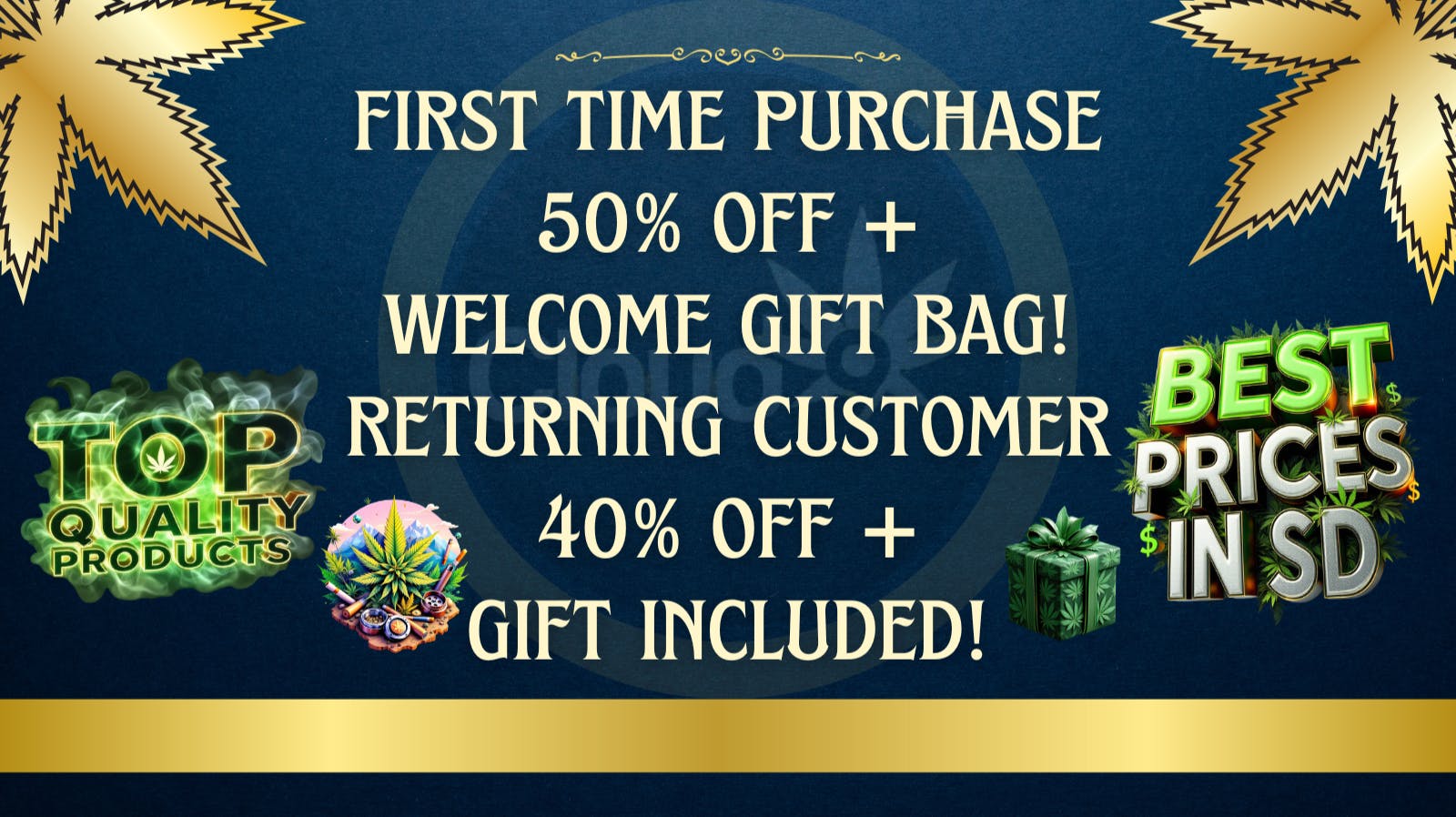 50% OFF + WELCOME GIFT BAG at Cloud 9 Delivery | Weedmaps