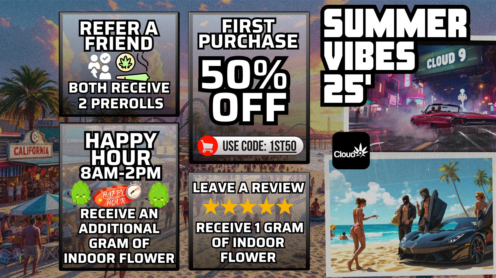 Elevate Your First Purchase with Premium Supplies! at Cloud 9 Delivery ...