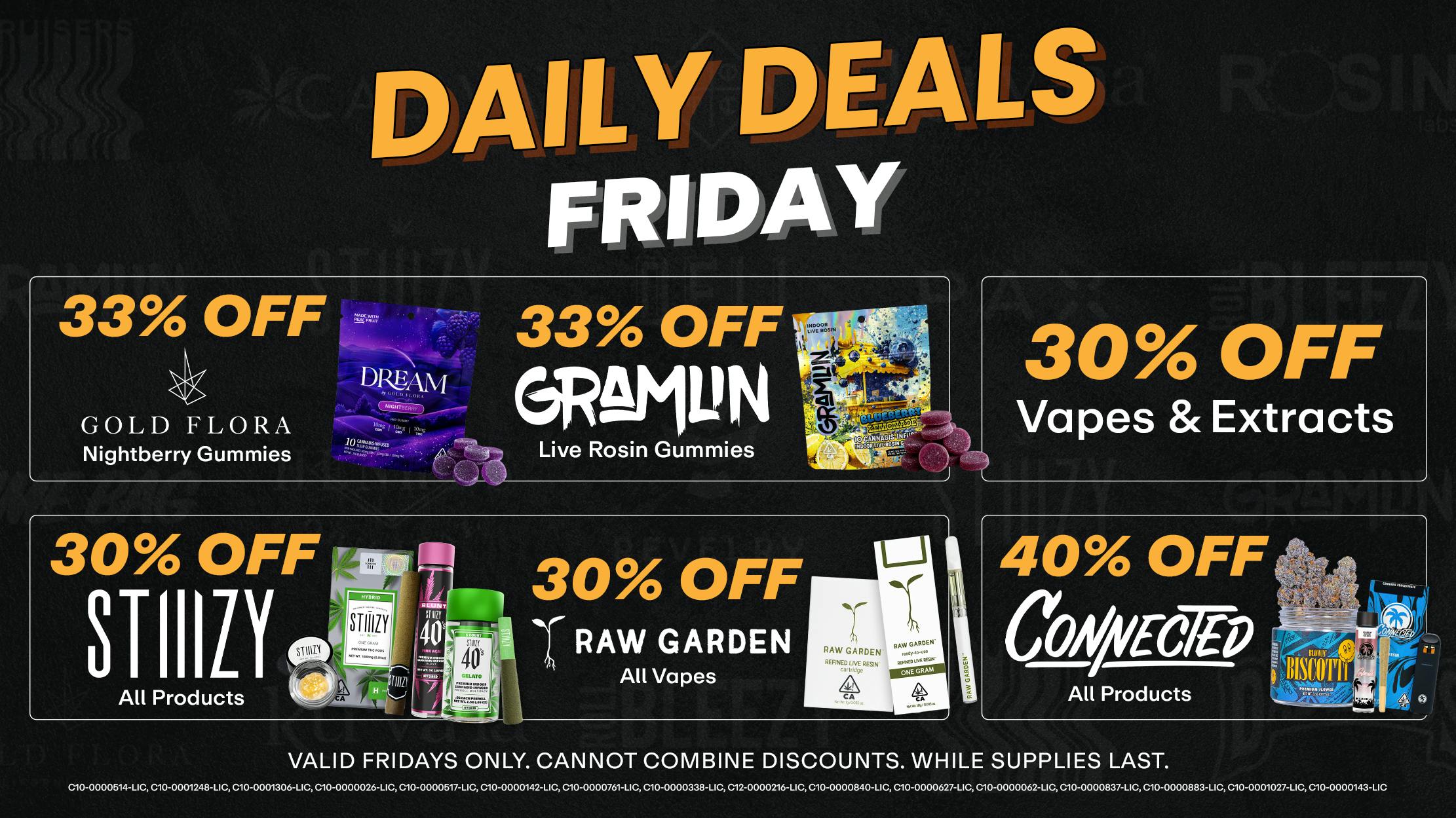 Gramlin and Stiiizy Friday Savings at Caliva Delivery - Morgan Hill ...