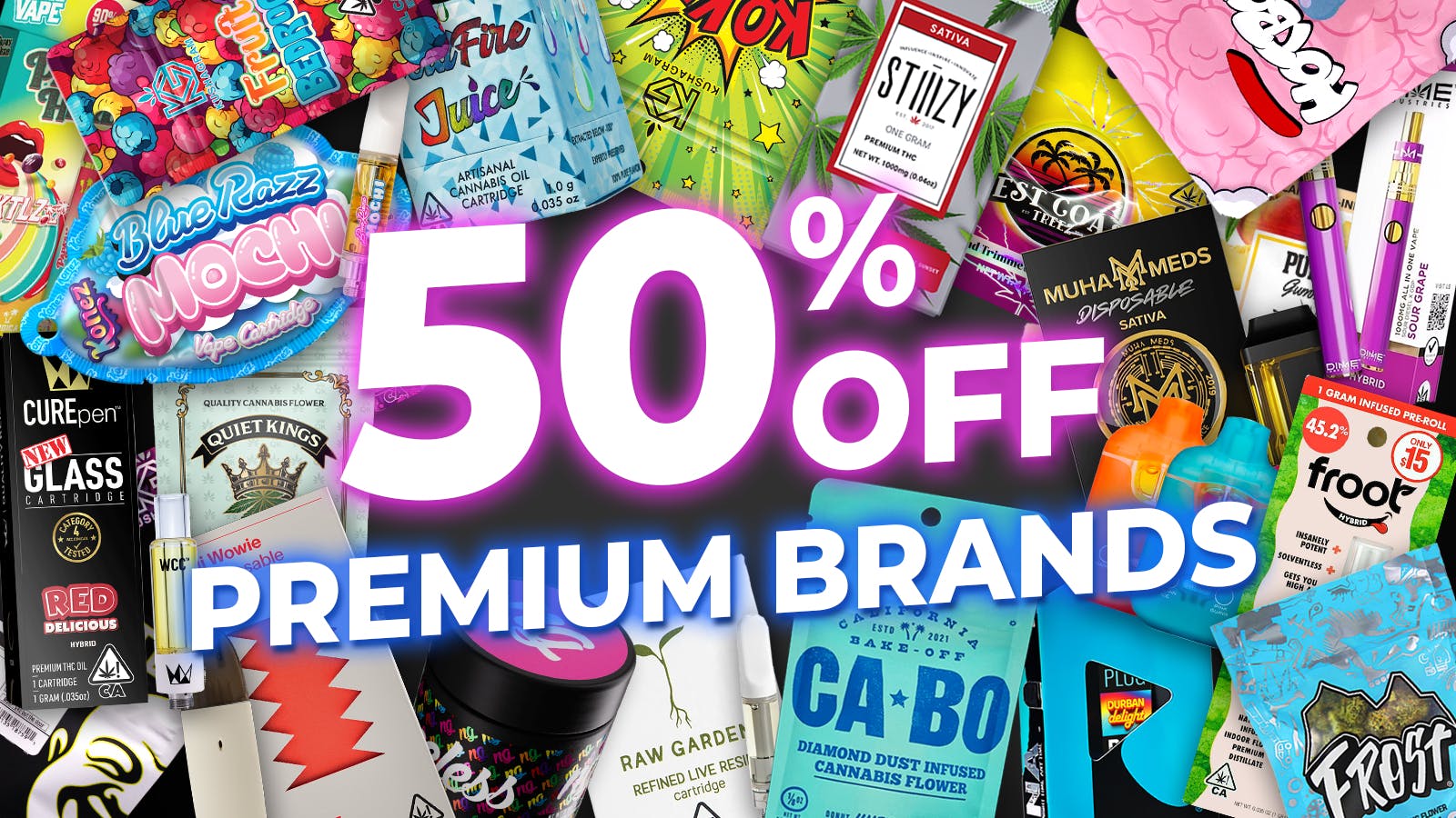50% Off Premium Brands! at Leaf and Lion powered by Kushagram - Compton ...