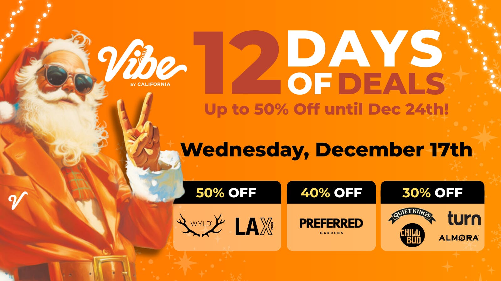 50% off LAX Packs & Wyld + Shop Daily Deals! at Vibe by California ...