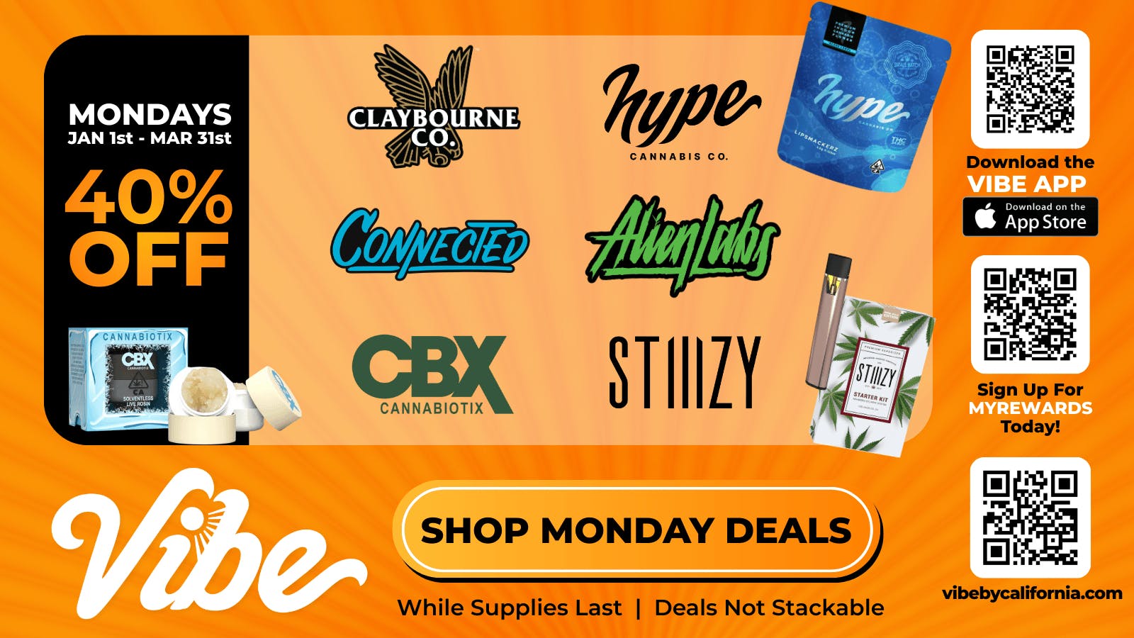 40% off Top Shelf Brands - Shop Vibin' Daily Deals at Vibe by ...
