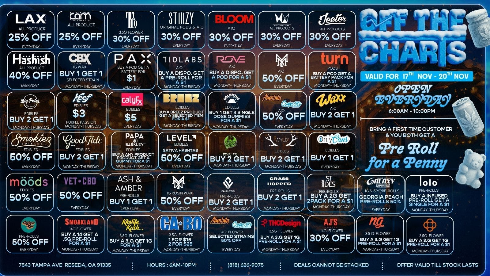 BEST DEALS IN LA!! at Off The Charts - Eagle Rock | Weedmaps