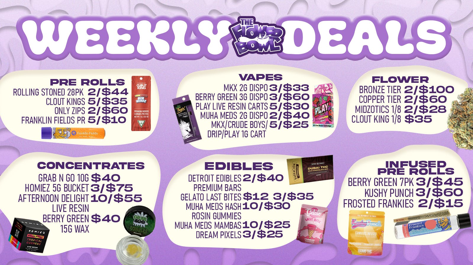 Weekly Flower Bowl Deals That Hit Different 💜 Now at The Flower Bowl ...