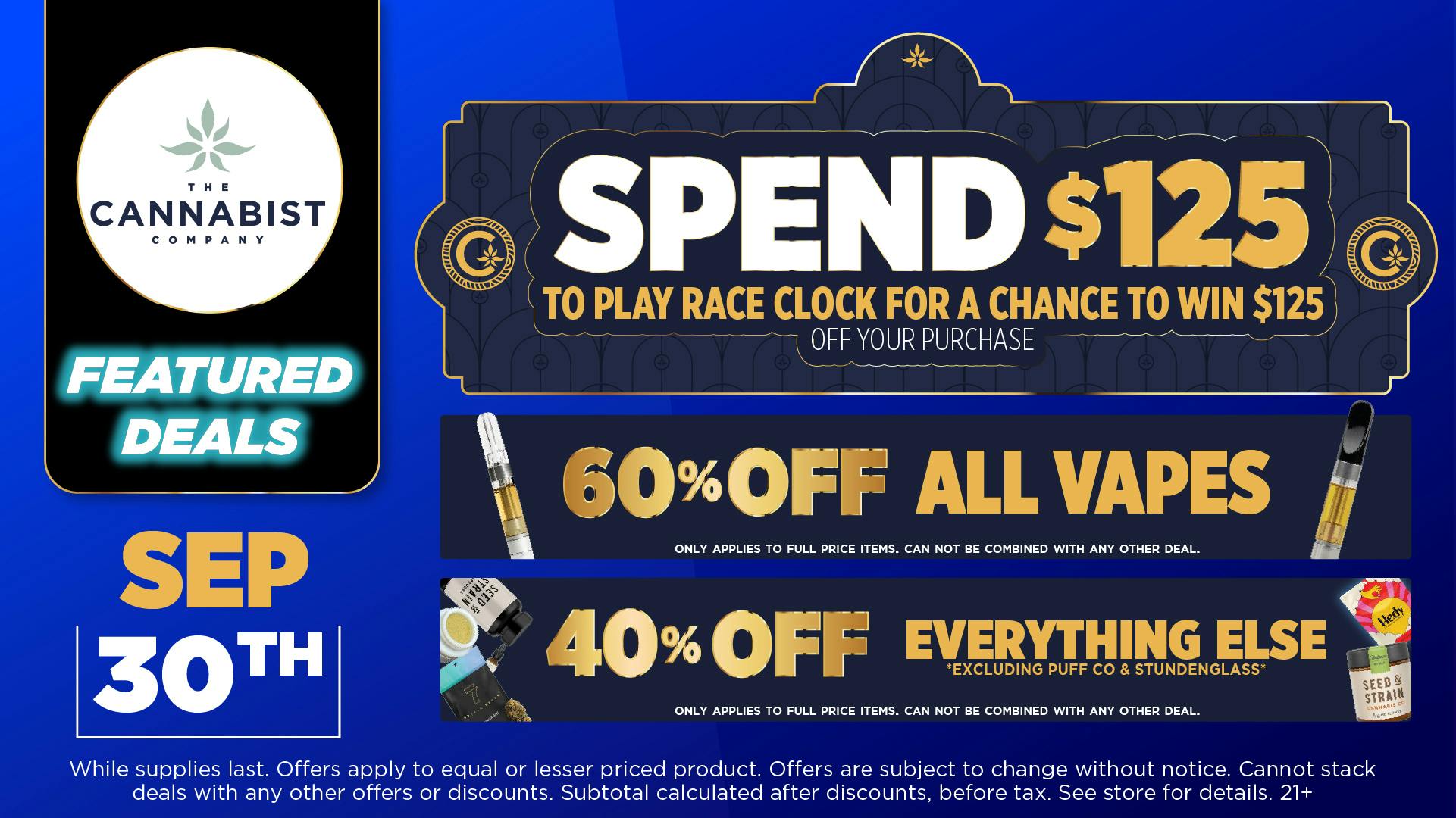 9.30.25 Specials! at Cannabist Gainesville | Weedmaps