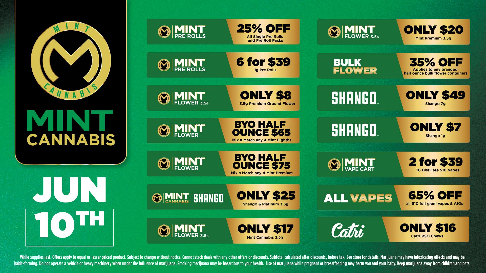 06.10.2026 Specials at Cannabist Orlando | Weedmaps