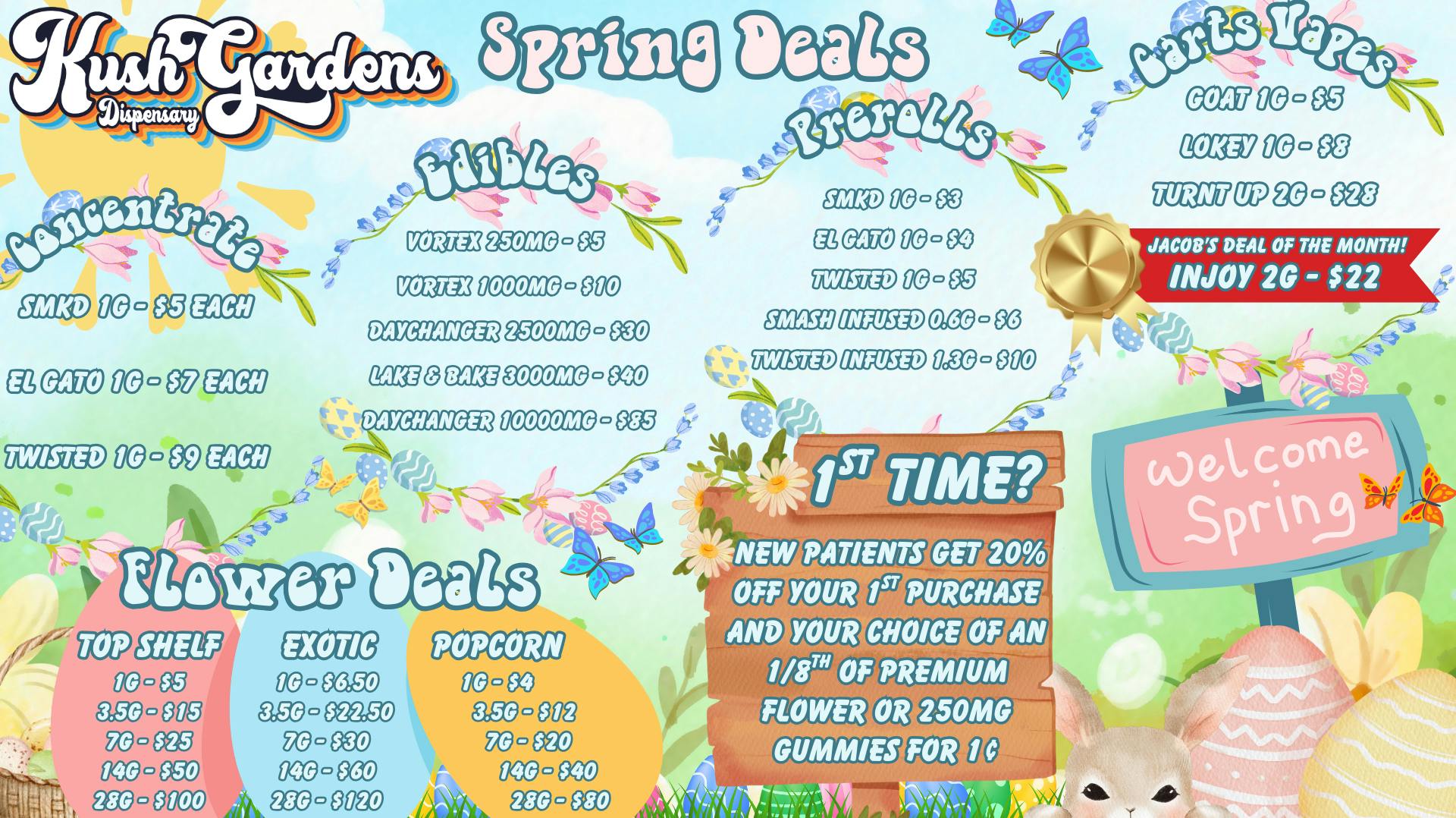 Spring into Kush! at Kush Gardens - Ponca City | Weedmaps