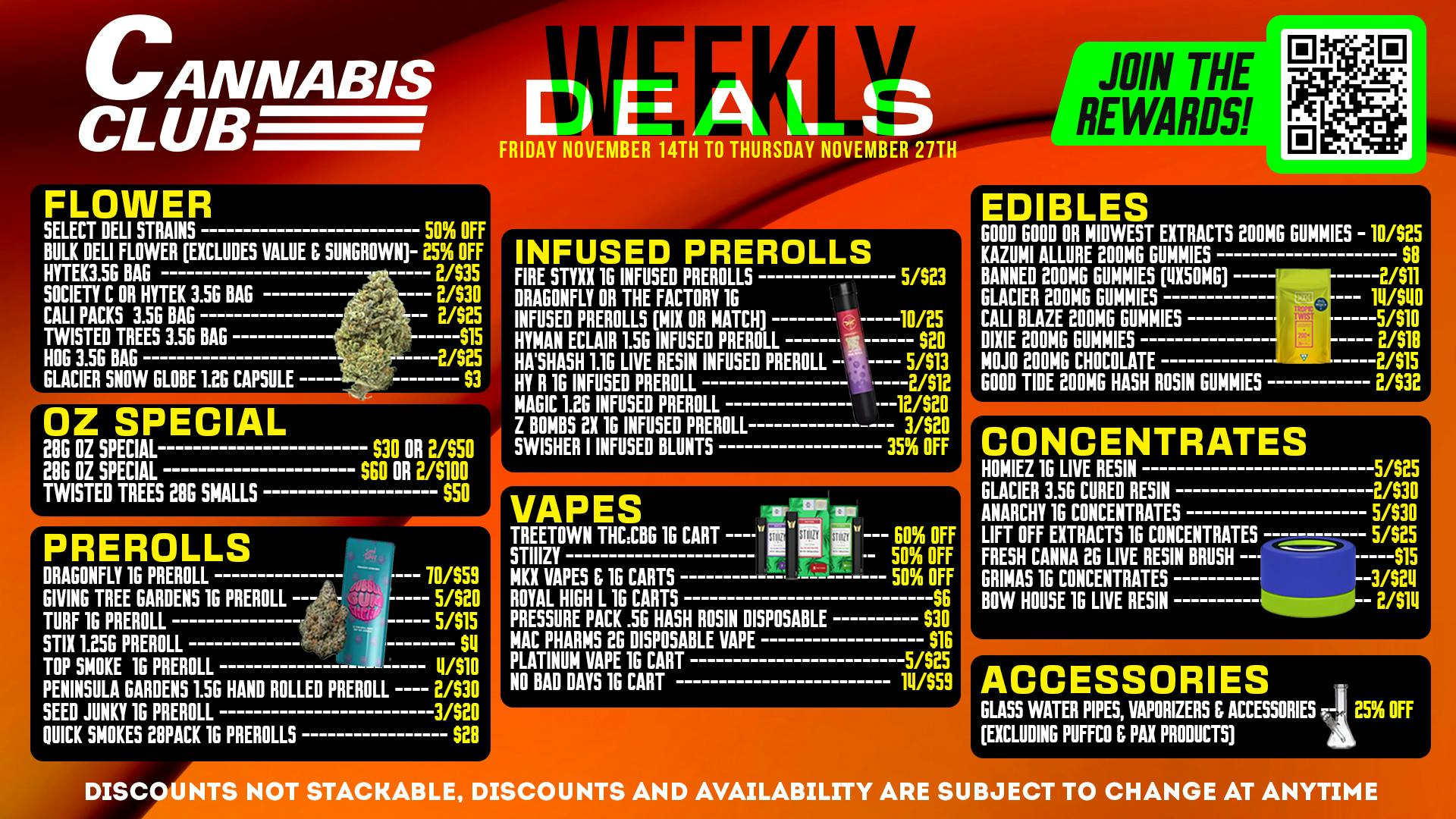 🔥 Cannabis Club Weekly Deals Are Live! 🌿💥 at Cannabis Club - New ...