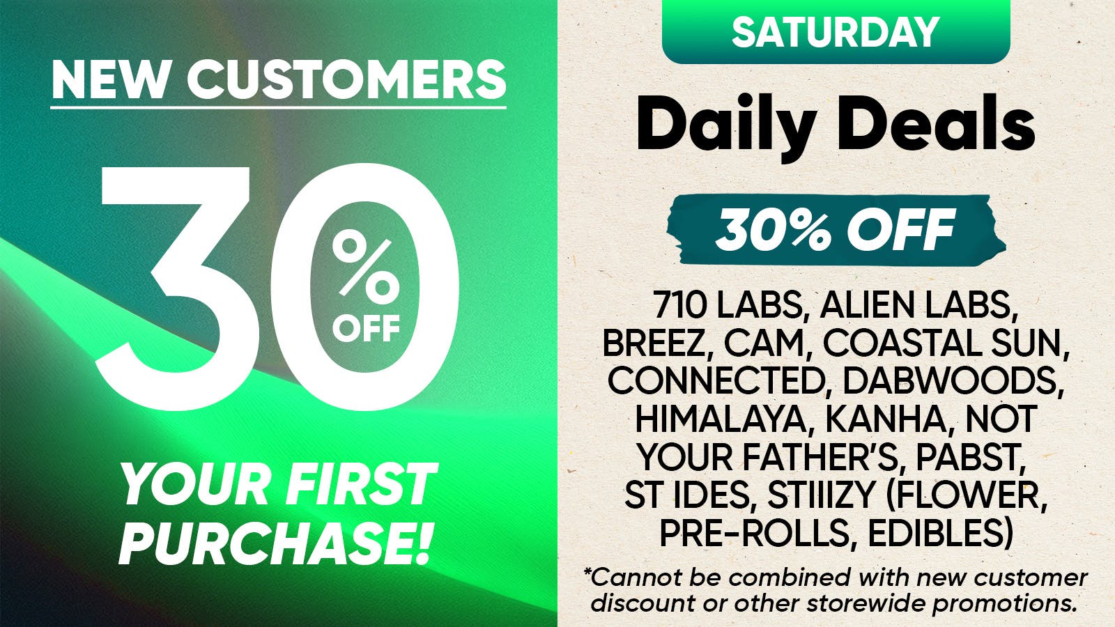 30% OFF 1st VISIT/50% OFF DEALS at The Artist Tree Dispensary Laguna ...