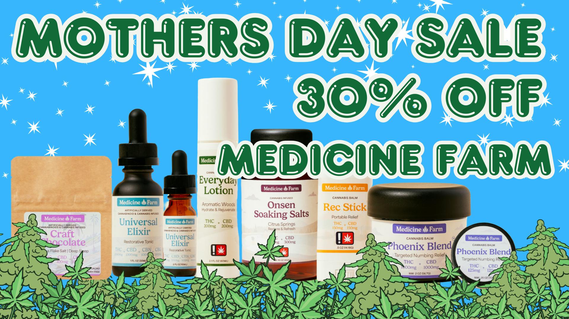 Mothers Day Sale 30% off all Medicine Farm at Green Room - Campus ...